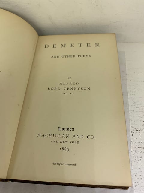 Demeter and other poems - Inklings & Yarnspinners