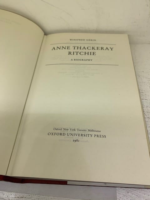 Anne Thackeray Ritchie, a biography - Inklings & Yarnspinners