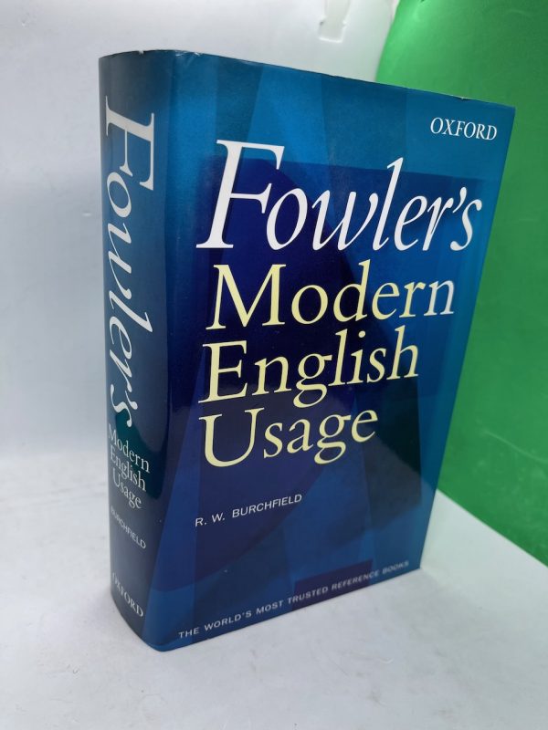 Fowler's Modern English Usage (Re-Revised 3rd Edition) Fowler's Modern ...
