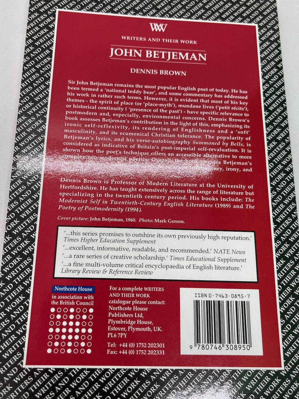 John Betjeman (Writers and their Work)
