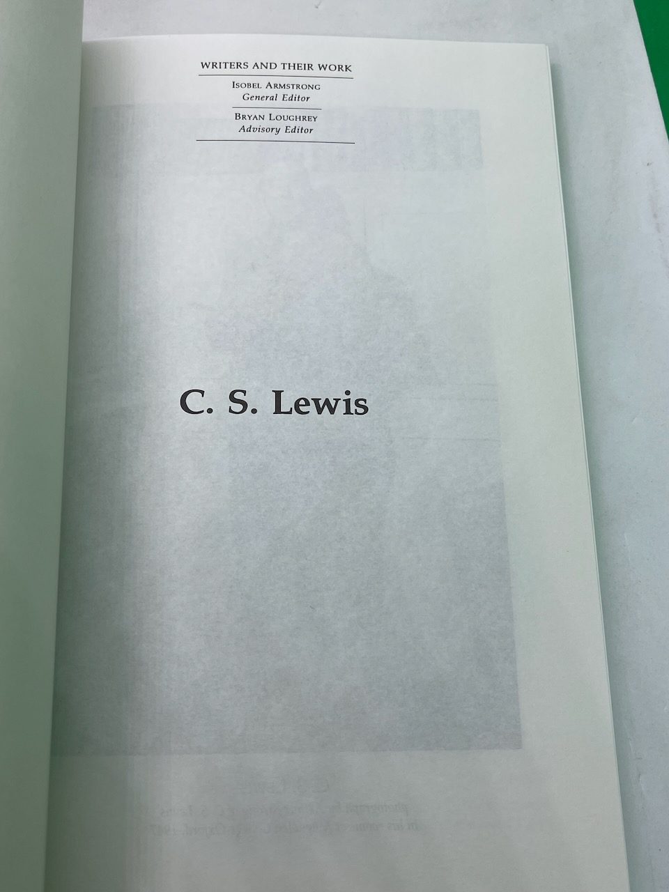 C. S. Lewis (Writers and their Work)